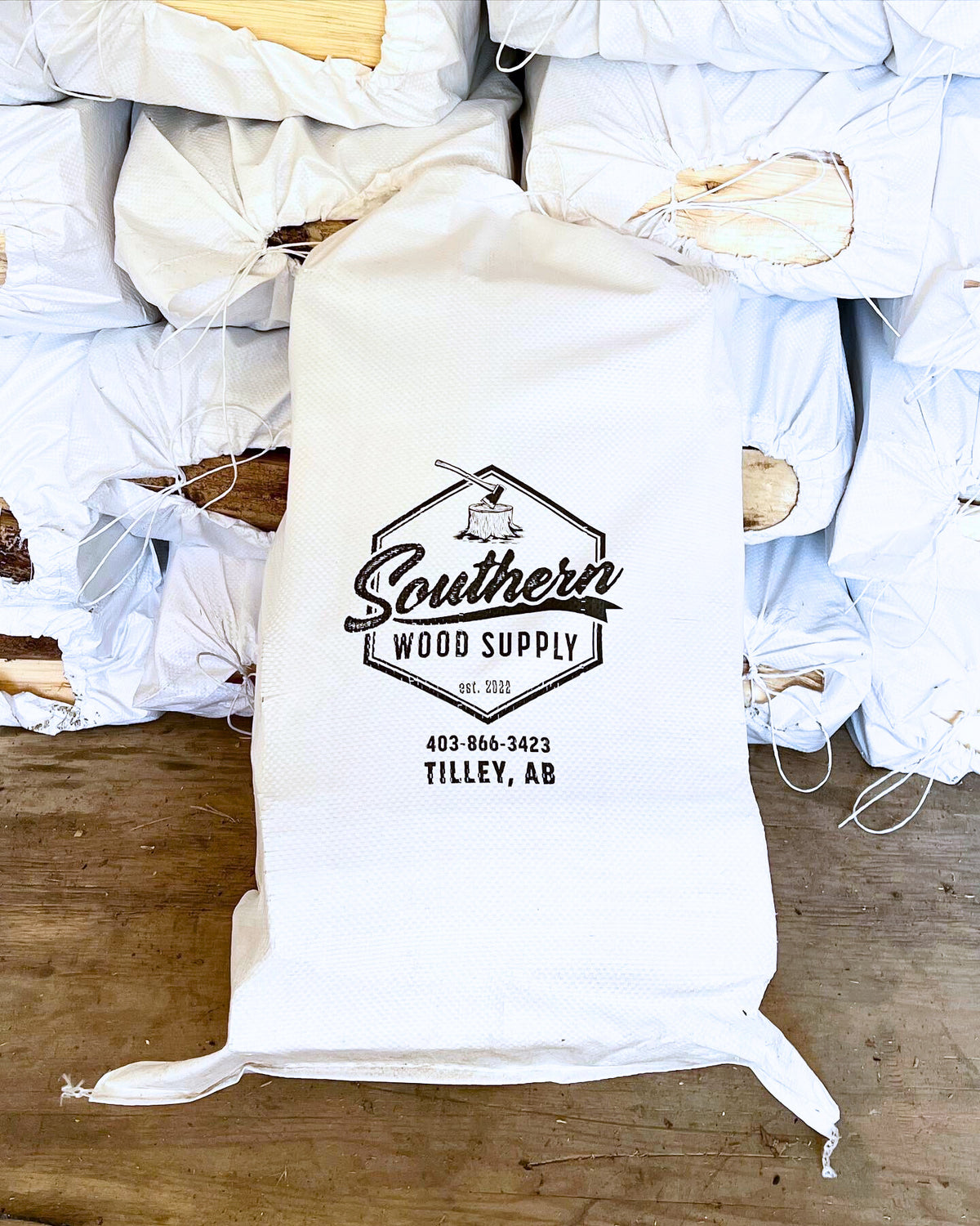 Firewood Bags Pine/Spruce | Southern Wood Supply